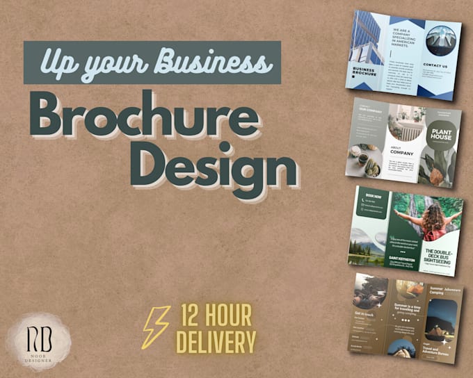 Design an eye catching brochure no fold , bi fold , tri fold by ...