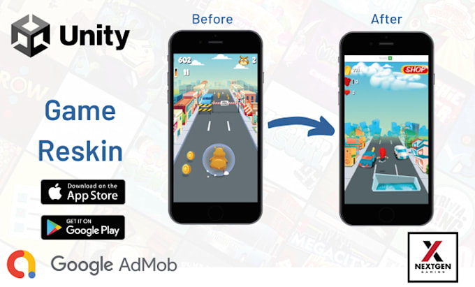 Reskin and design any unity game by Nextgen703 | Fiverr