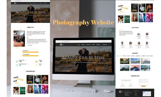 Design modern photography videography squarespace website with online booking by Web_masterben ...