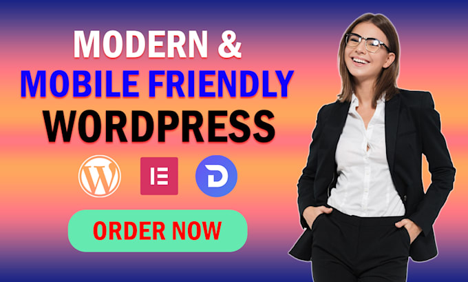 Develop modern and mobile friendly wordpress website design by Wordpressrida | Fiverr