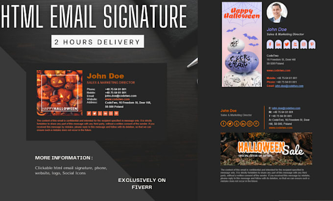 Create clickable email signature or html email signatures by ...