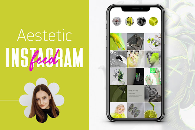 Design an aesthetic and creative instagram feed by Ksena_che | Fiverr