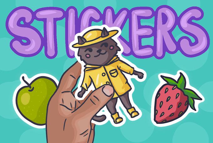 Design stickers for you by Oh_brother | Fiverr