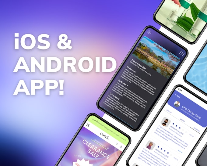 Design your app for ios and android by Silasharperbray | Fiverr