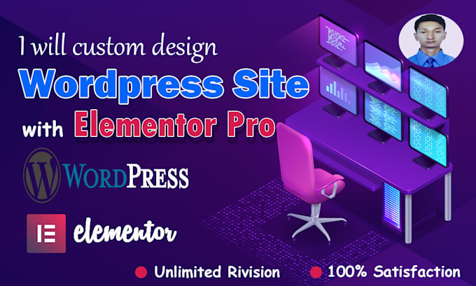 Design custom wordpress website with crocoblock and elementor pro by Prodevshihab | Fiverr