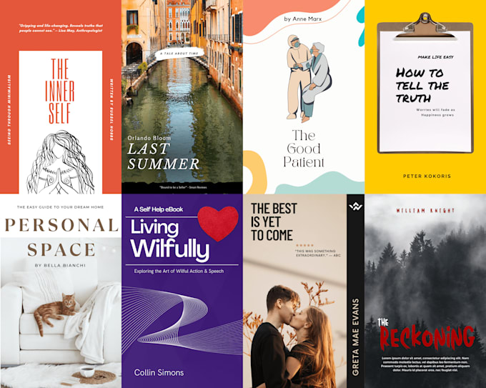 Design you an attractive book cover by Designedbydevin | Fiverr