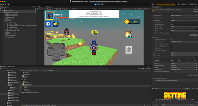 Develop your 2d game by Bugmaker | Fiverr