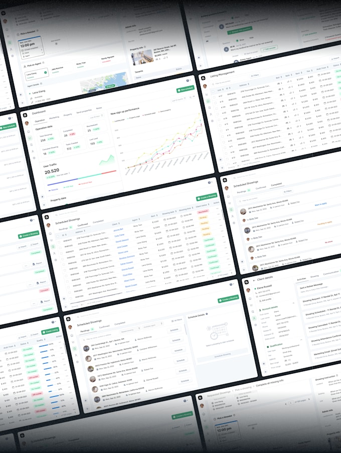 Design awesome crm dashboard, admin panel ui ux by Lammaison | Fiverr