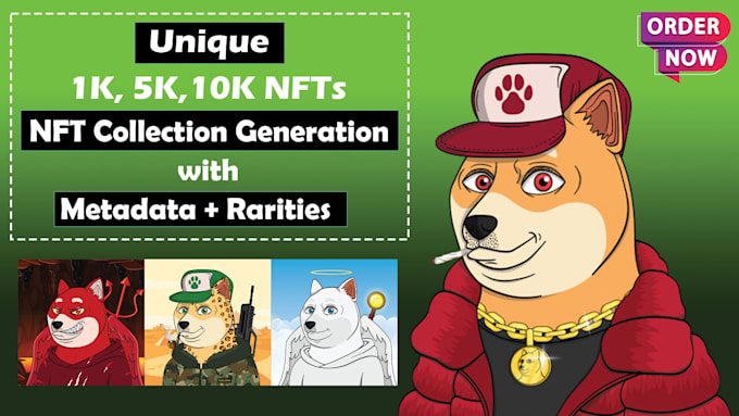 Generate custom 10k nft collection with metadata in 24 hours by Pajju77 ...