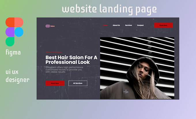 Create new ui ux landing pages by Kosarbano905 | Fiverr