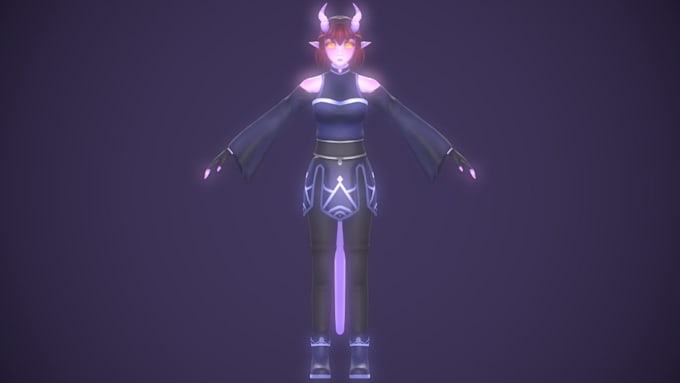 Create 3d vrchat avatar, 3d avatar, 3d vtuber model, furry avatar and ...