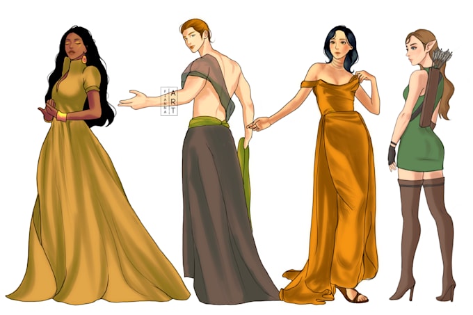 Draw anime, webtoon style, manga by Fiannaart | Fiverr