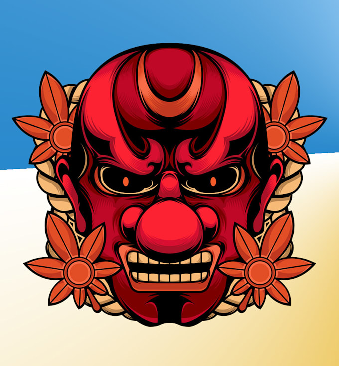 Give a high quality tango mask mascot logo design for your company by ...