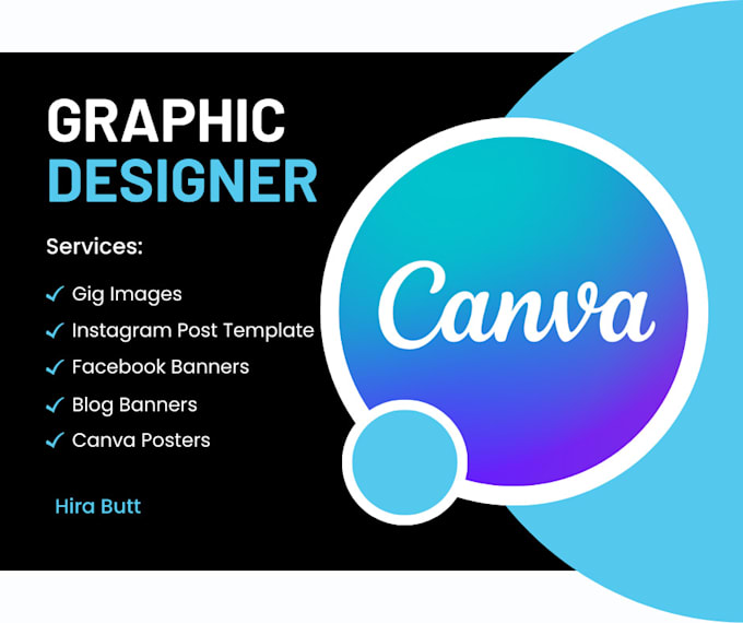 Create any design using canva by Hkanval | Fiverr
