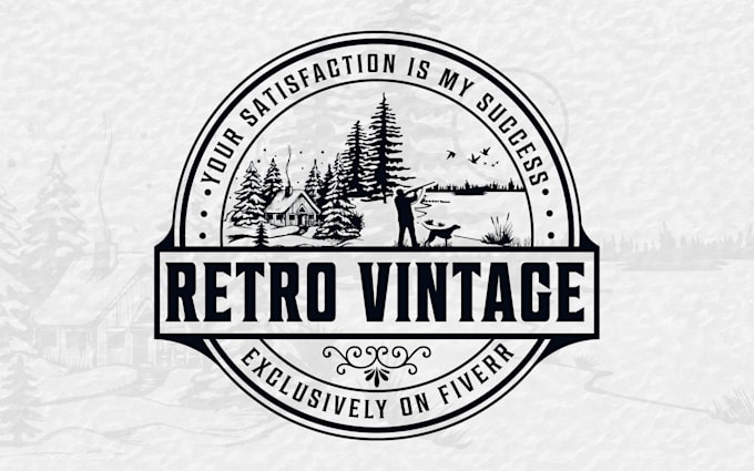 Design a unique retro vintage logo by Retro_canvas2 | Fiverr