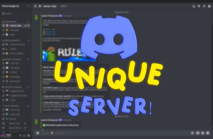 Create a unique discord server in 24 hours or less by Itsprimo | Fiverr
