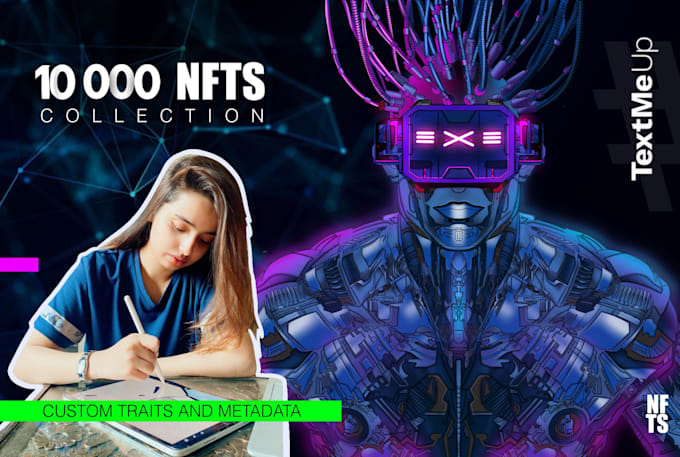 Design and generate successful 10,000 nft art collection by Mahnoor_nfts | Fiverr