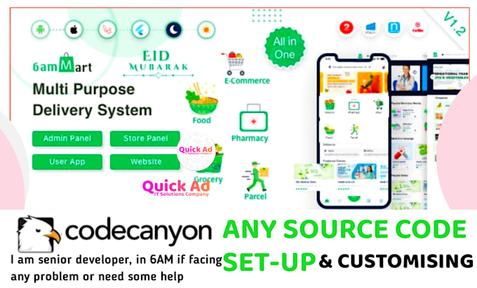 Customization Of 6ammart Flutter And Laravel Code By Codescript655 Fiverr