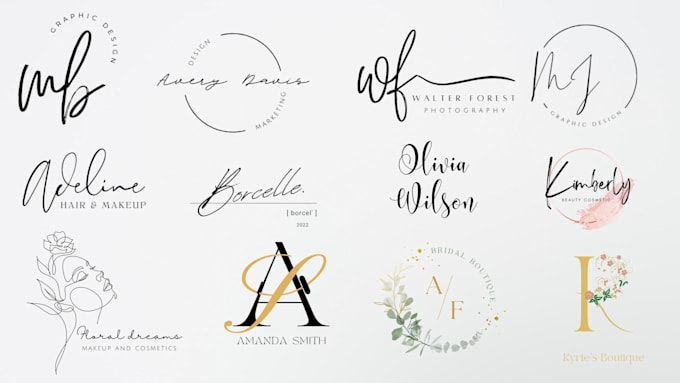 Design cursive, scripted, handwritten, signature logo by Prime_creation ...