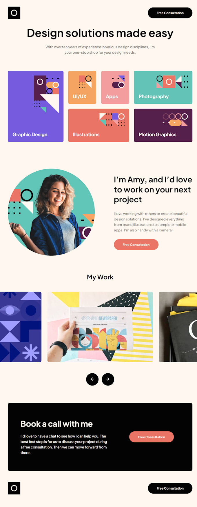Create your beautiful and responsive website by Vyrillis | Fiverr
