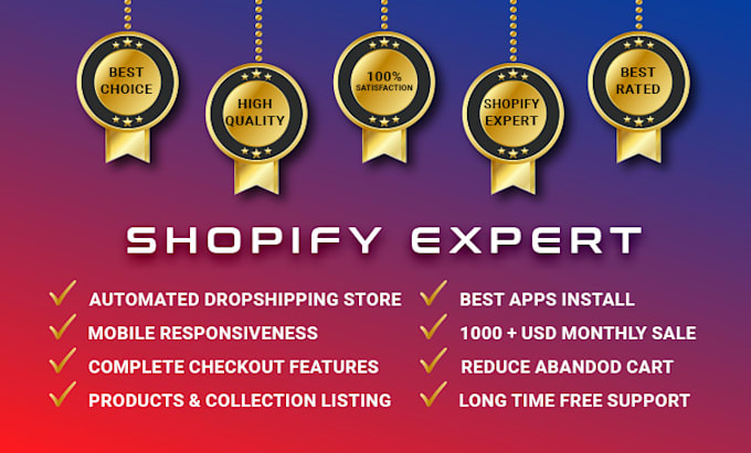 Create 7 figures branded shopify dropshipping store or shopify website by Eccom_expert | Fiverr