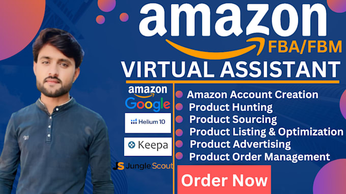 Be your amazon expert virtual assistant a to z by Muhammadabba126 | Fiverr
