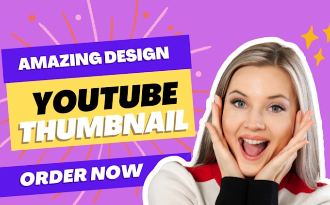 Design amazing youtube thumbnail in just 1 hours by Muhammadkamal93 | Fiverr