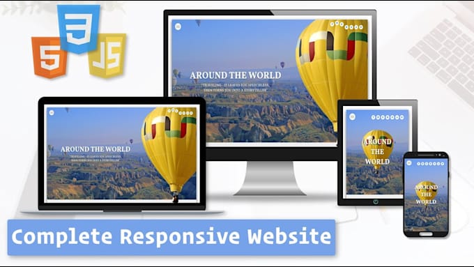 Create Responsive Website In Html Css And Javascript React Nodejs Nextjs By Raojunaidsarfra Fiverr 8410
