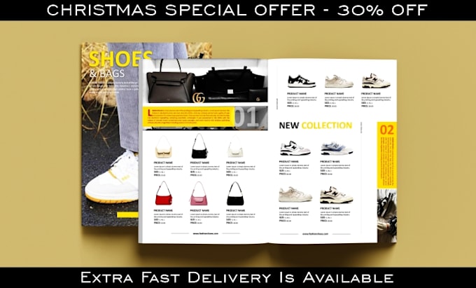 Design digital product catalog, linesheet, fashion lookbook, brochure ...