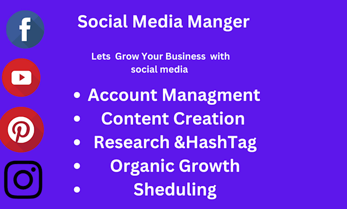 Be social media marketing manger and content creator by Javedamzexpert ...