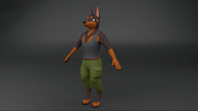 Design vrchat avatar, sfw, nsfw, fursona avatar, 3d model, furry avatar ...