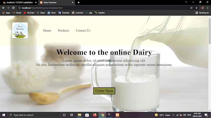 Make a website for you using html, css, and javascript by Dhanashri10 ...