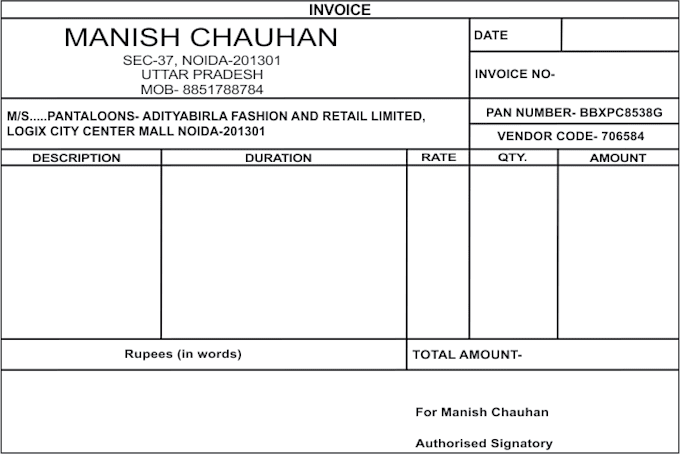 Design visting card banner bill book by Niwas123 | Fiverr