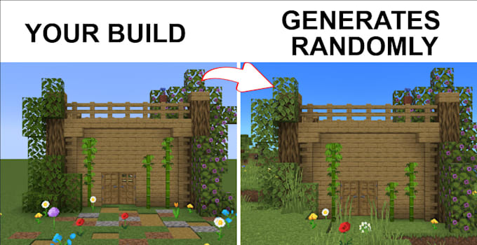Turn any build into a structure, generated in minecraft by Andragon11 | Fiverr