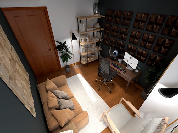 Make 3d office studio design in homestyler in any style by Pramestic ...