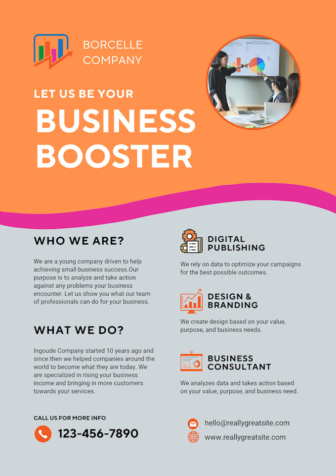 Do business booster flyer design by Imranali638 | Fiverr
