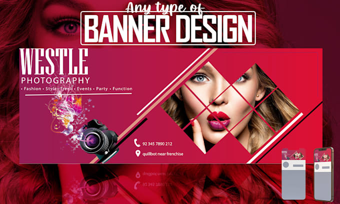 Create awesome looking any type of banner design by Aliamuqadas631 | Fiverr