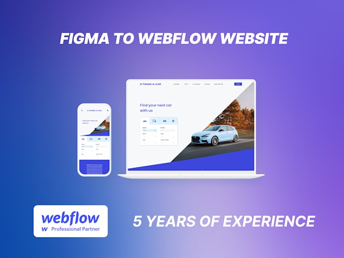 Develop your figma to webflow website by Piotrams | Fiverr