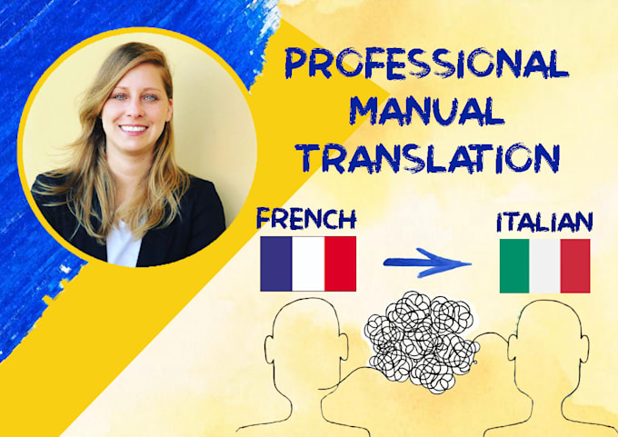 Manually translate from french to italian by Martinavili | Fiverr