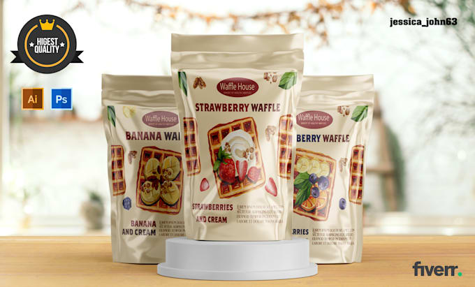 Do pouch design, product packaging design, label design by Jessica ...