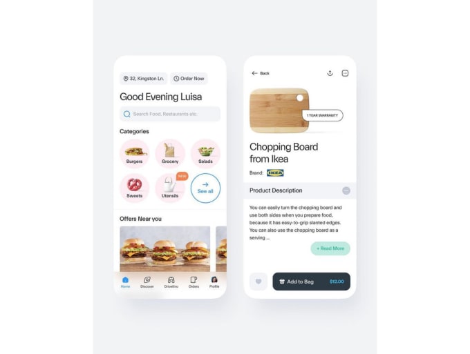 Do mobile app and web ui ux design or any logo design in figma by Kaifazad17 | Fiverr
