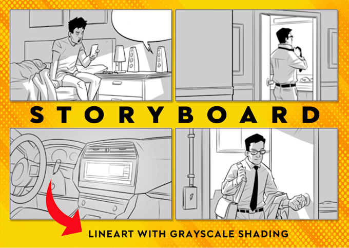 Do an amazing storyboard by Golden_designs1 | Fiverr