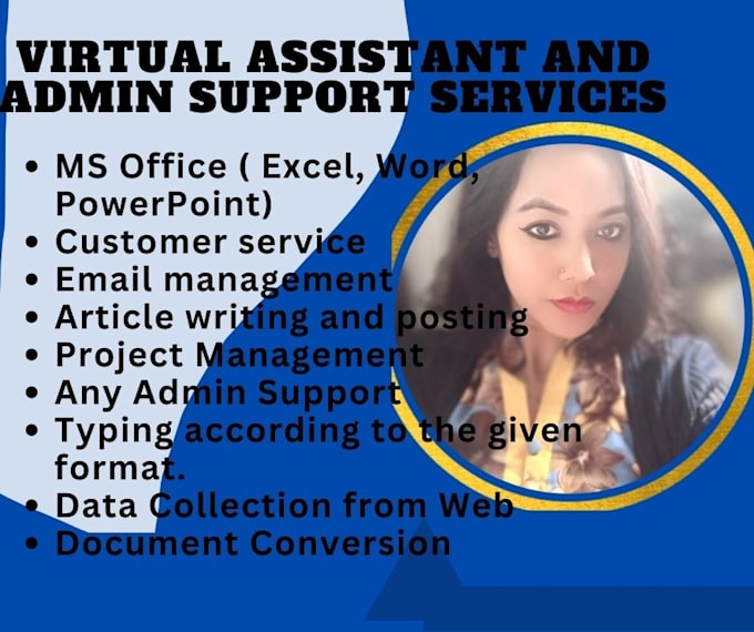Be administrative virtual assistant for all admin support tasks by ...