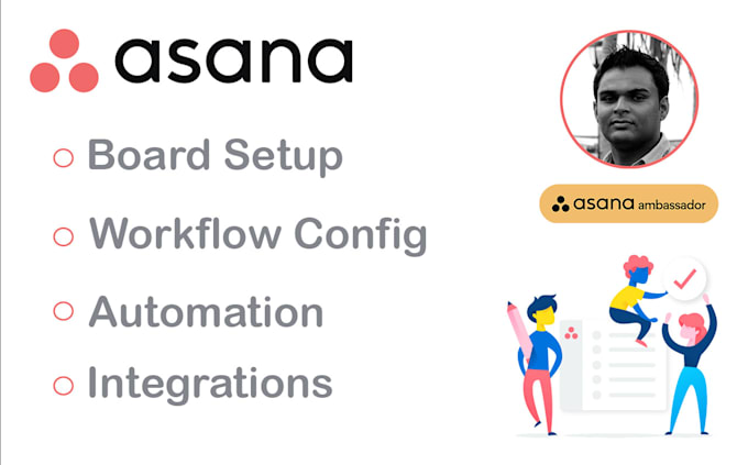 Help you with setting up your asana workspace by Trevinl8 | Fiverr
