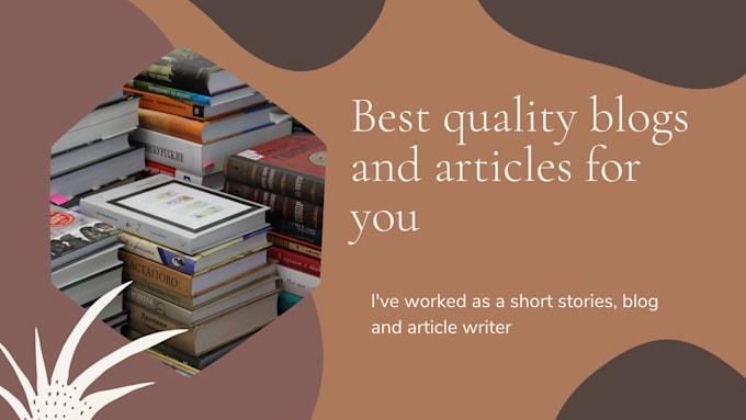 Write an engaging and quality blog or article for you by Sagun_06 | Fiverr