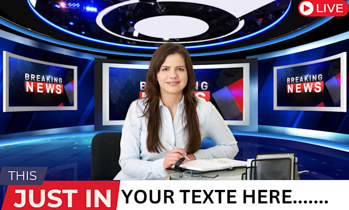 Be your breaking news anchor spokesperson in full hd by Sewwandi1995 ...