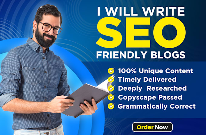 Write seo friendly blogs by Calebc0106 | Fiverr