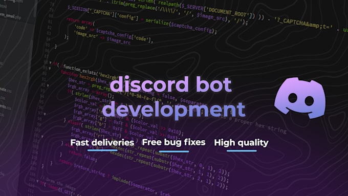 Make you a high quality discord bot by Timyti11 | Fiverr