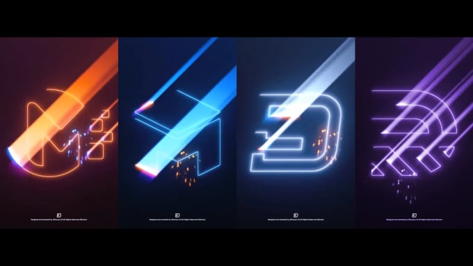 Create a 4k laser cut youtube intro animation by D3luxxxe | Fiverr