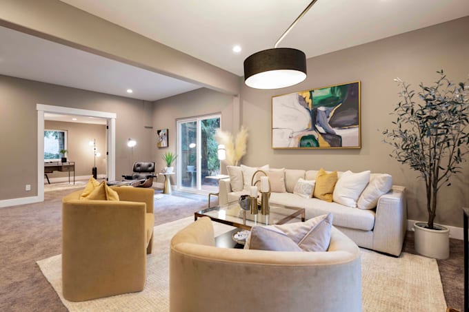 Do concept mood board, layout plan and furniture selections by ...